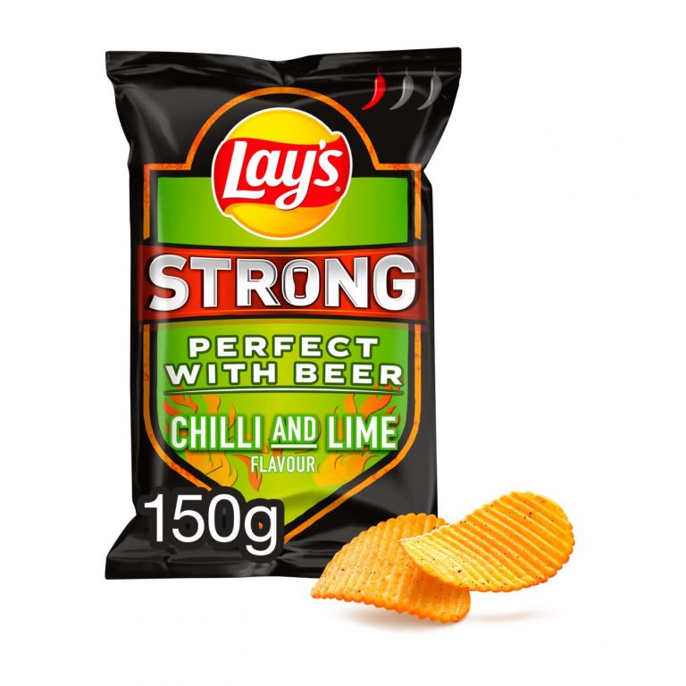 Lay's Strong chili & lime 150 gram - Kantoor & Schoonmaakartikelen